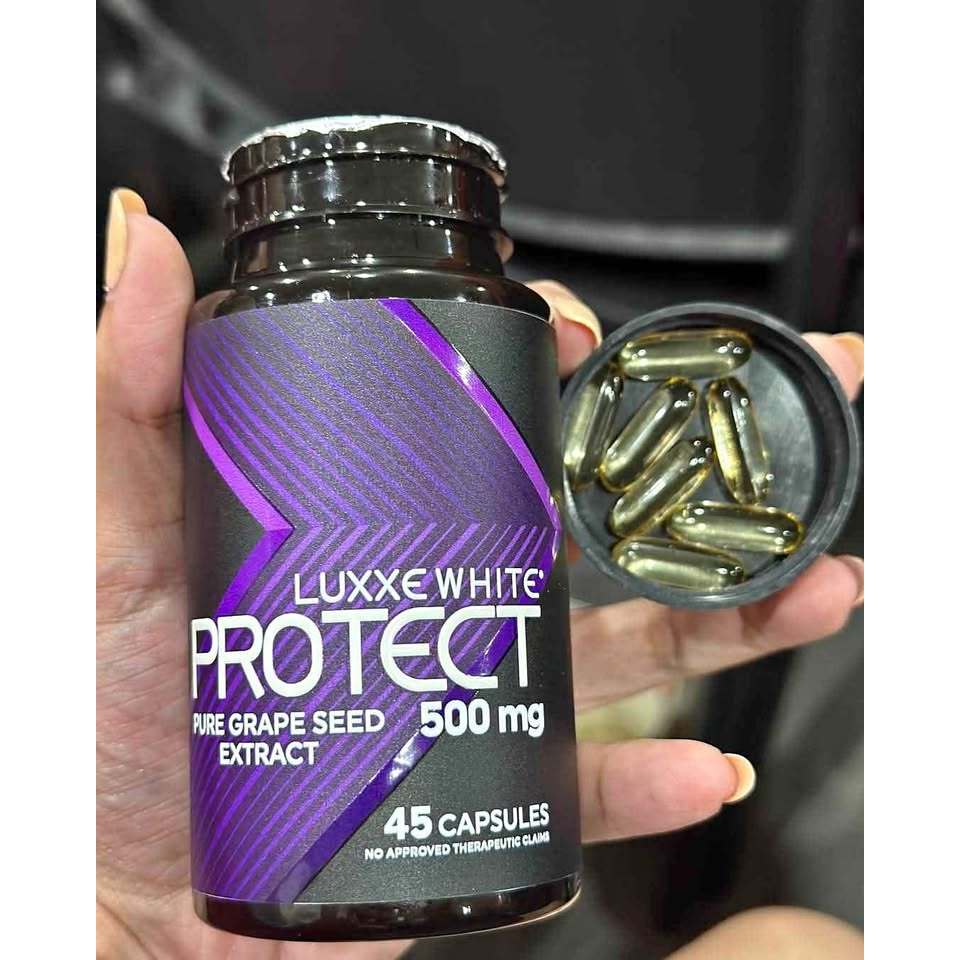 Luxxe White Protect Pure Grapeseed Extract Vitamins & Supplement 500mg ...
