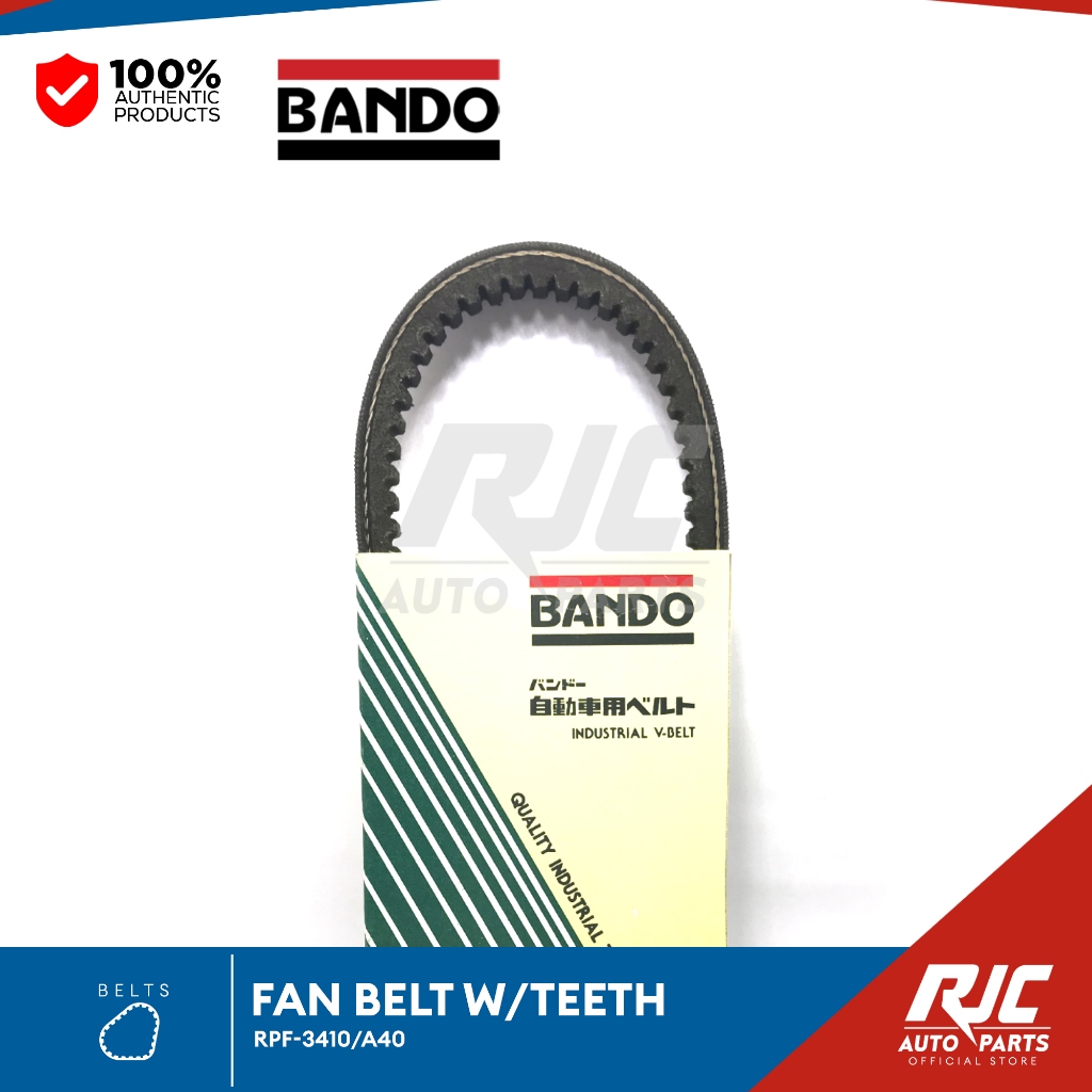 BANDO FAN BELT WITH TEETH RPF-3410 ( 1 PC ) | Shopee Philippines