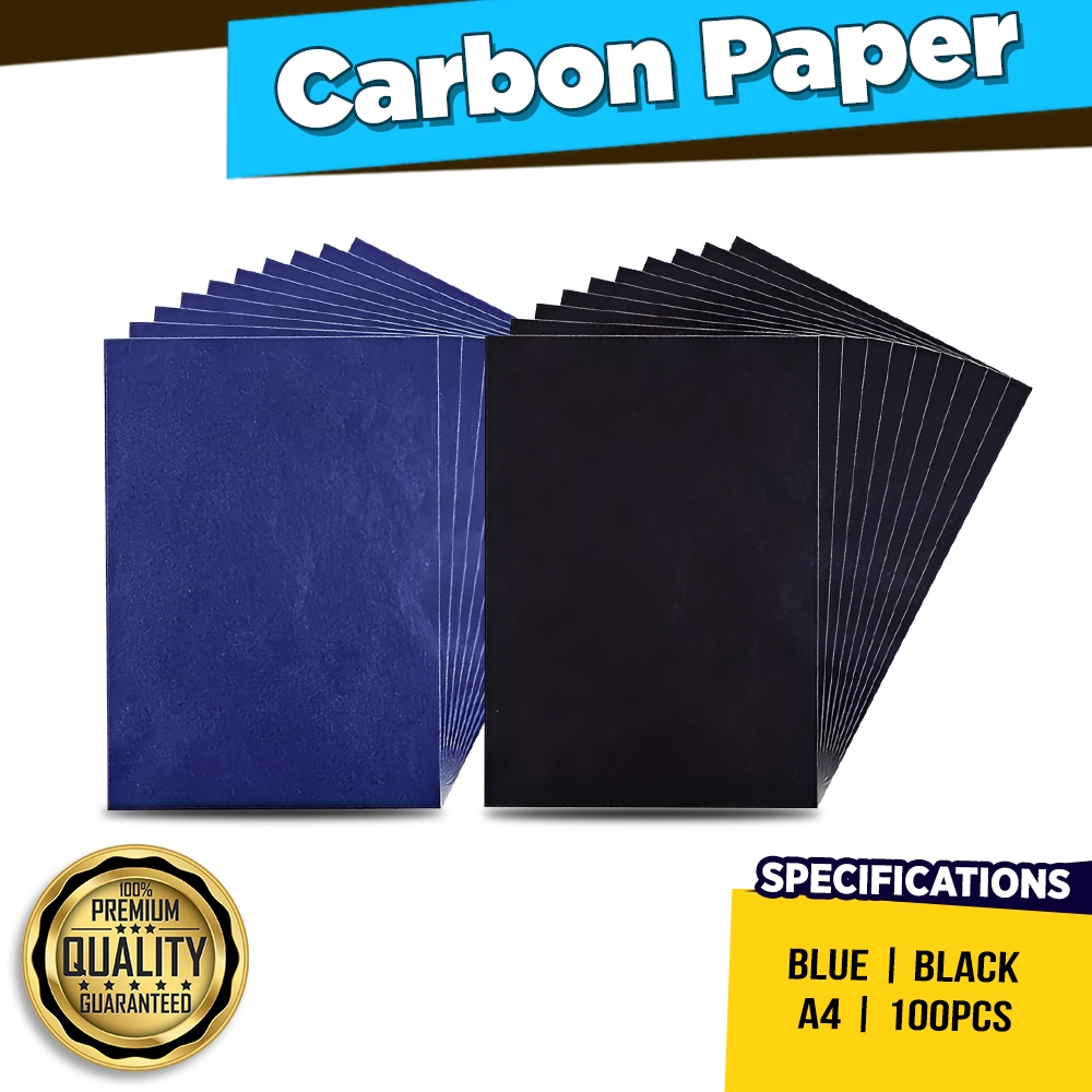 Carbon Paper A4 Size (Blue & Black) | Shopee Philippines