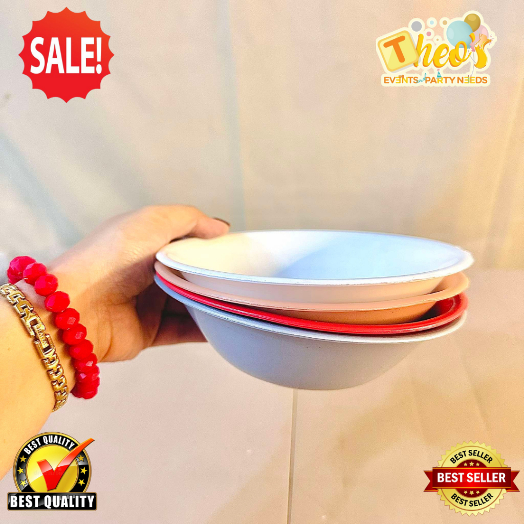 mM -Plastic Bowl Small /Makapal /Mangkok Recycleable/ Durable ...