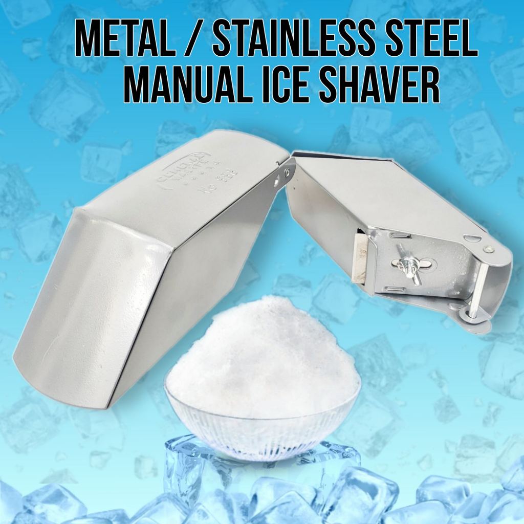 STAINLESS STEEL & METAL ICE CRUSHER MANUAL ICE SHAVER / HALO-HALO ICE ...