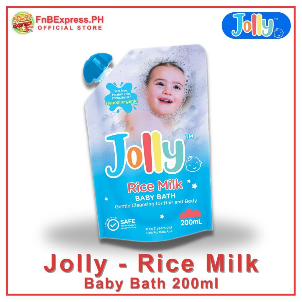Jolly Rice Milk Baby Bath 200ml - 1pc | Shopee Philippines