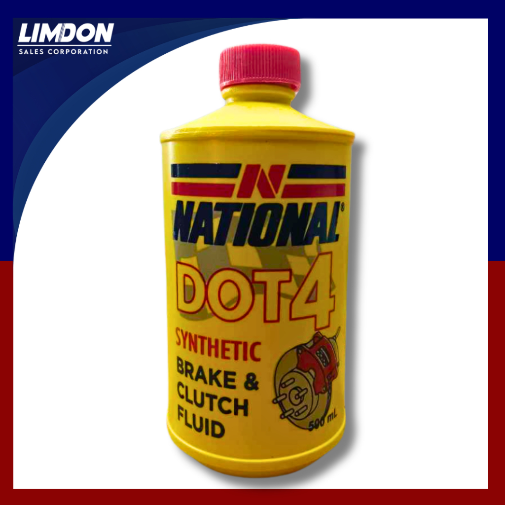 NATIONAL: NB-500 BRAKE FLUID DOT-4 500ML | Shopee Philippines