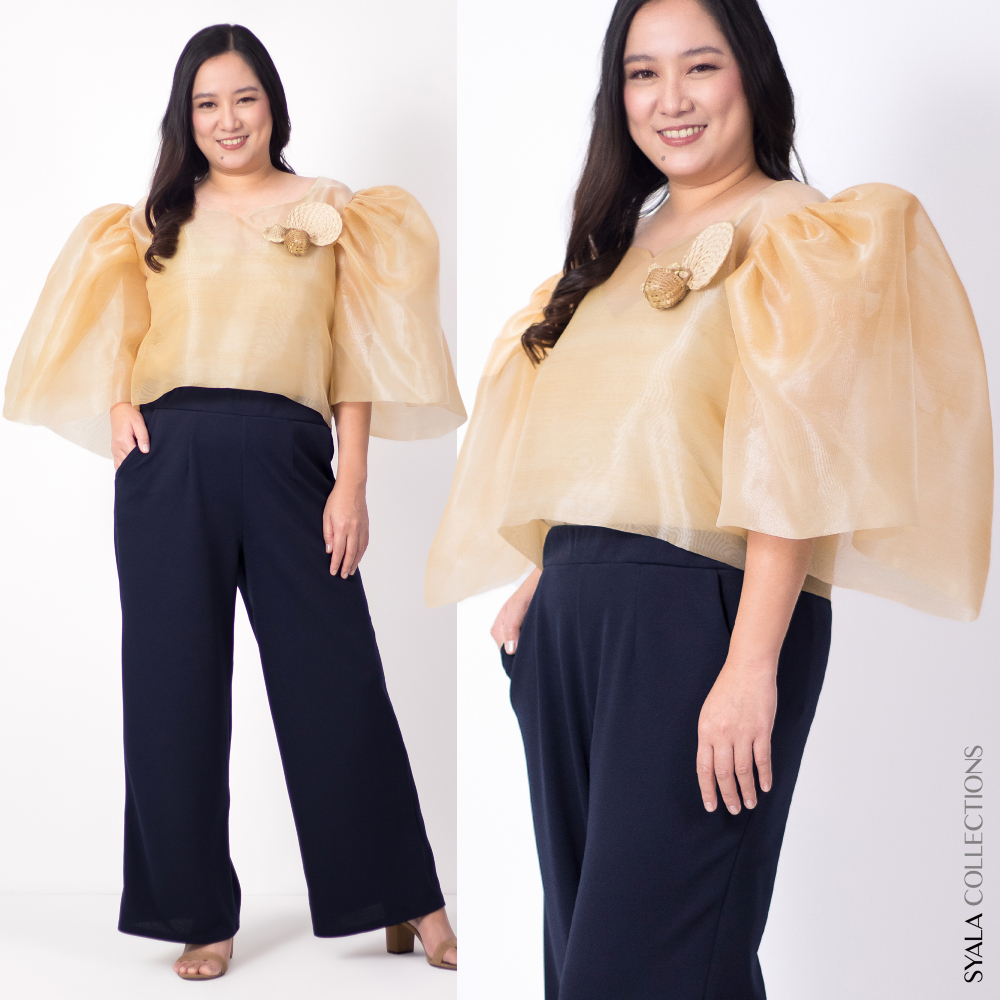 Maria Clara Bolero with Native Brooch, Cami Top and Office Work Plus ...