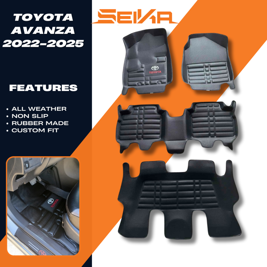 Toyota Avanza and Toyota Veloz car mat 2022-2025, car accessories ...