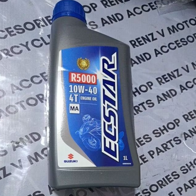 SGP ORIGINAL PER PIECE MOTOR OIL ECSTAR R5000 10W-40 4T ENGINE OIL MA ...