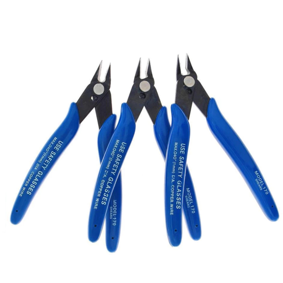 Electronic Diagonal Pliers Side Cutting Nippers Wire Cutter | Shopee ...