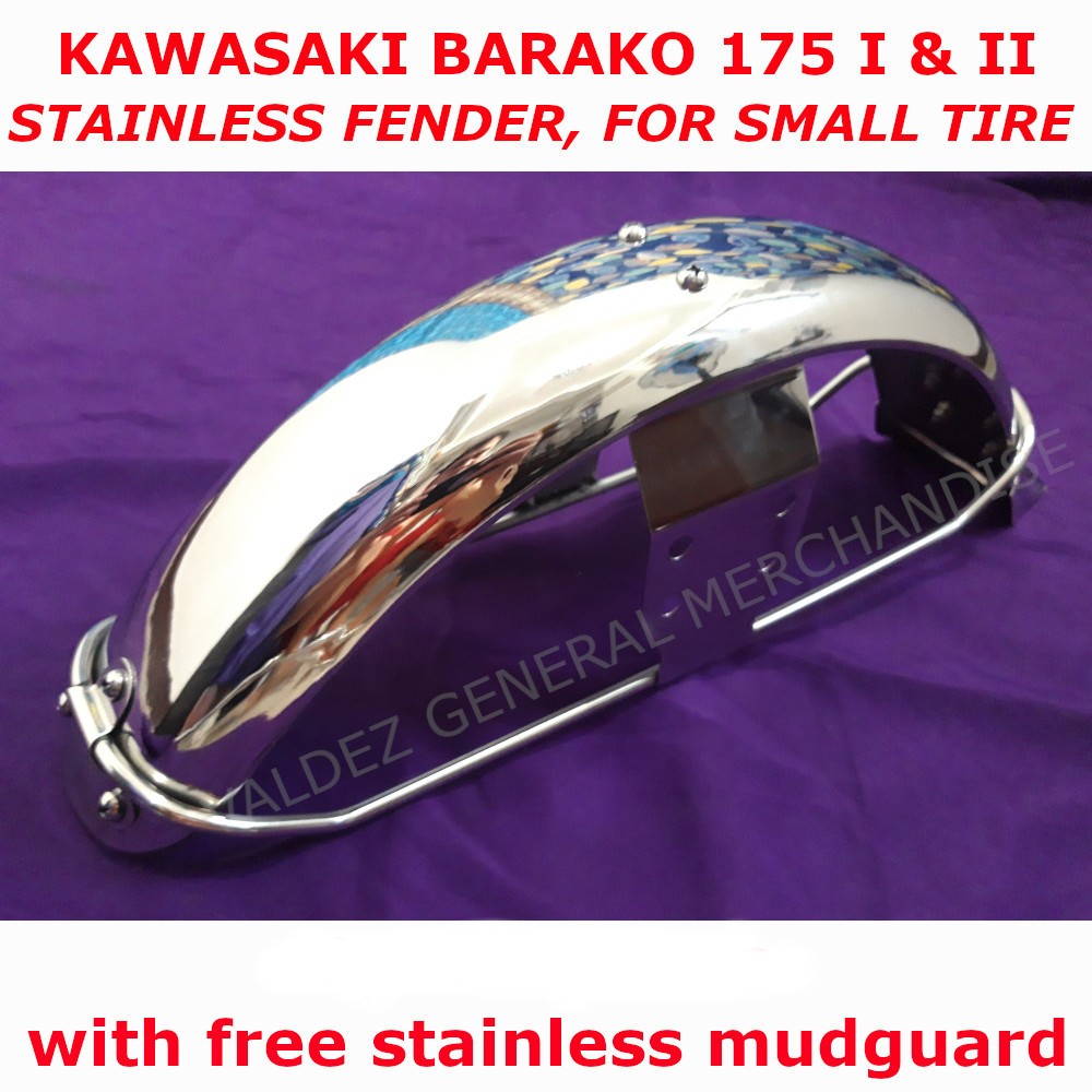 Barako 175 Front Fender, Tapalodo Stainless Barako I & 2 & 3 , For ...