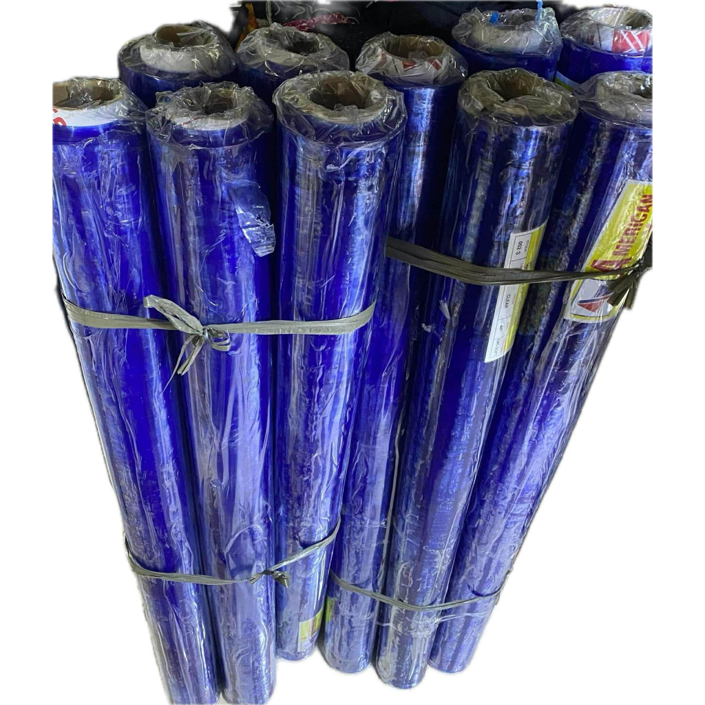 Gauge 3 Transparent / Clear Plastic Cover Roll 48 inches x 50 meters ...