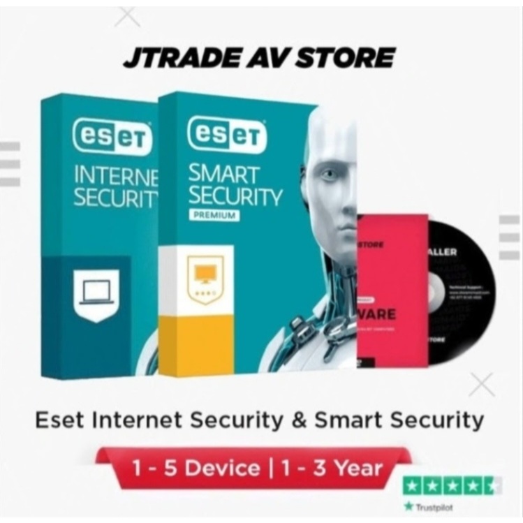 Eset Internet Security Antivirus Eset Smart Security Premium Genuine License Shopee