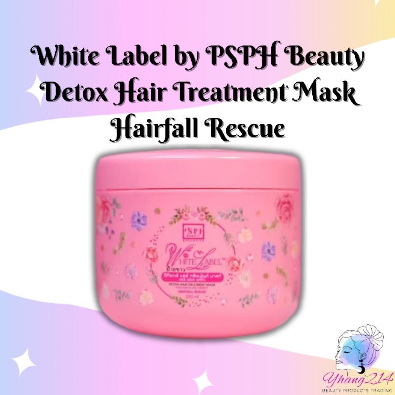 White Label Detox Hair Treatment Mask Hair Fall Rescue | Shopee Philippines