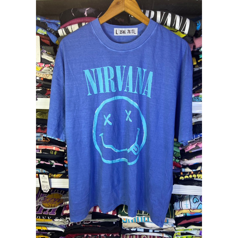 Nirvana Blue Smiley (Cotton On) | Shopee Philippines