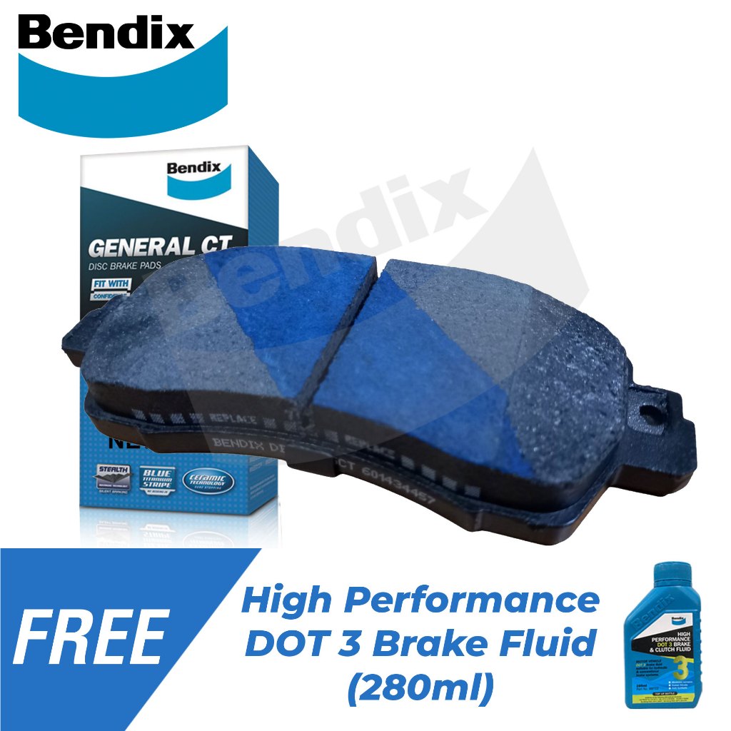 Bendix Brake Pads GCT DB2734 Front Set for Toyota Wigo 2023-2024 | Shopee Philippines
