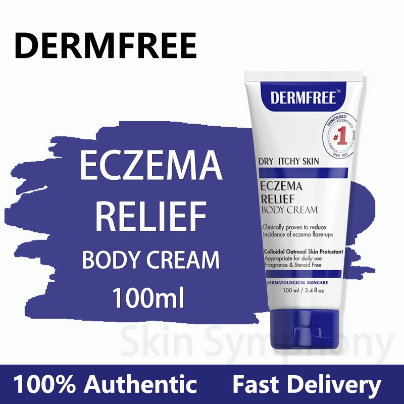 DERMFREE Eczema relief Soothing Cream Therapy Cream For Adult Psoriasis ...