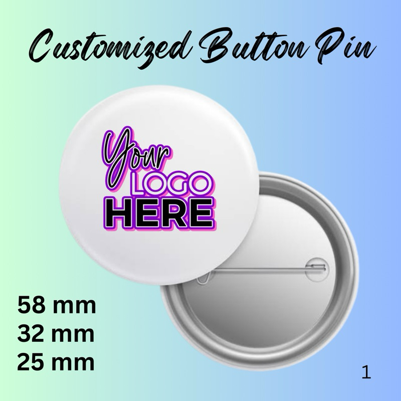 Customized Button Pin | NO MINIMUM ORDER | Shopee Philippines