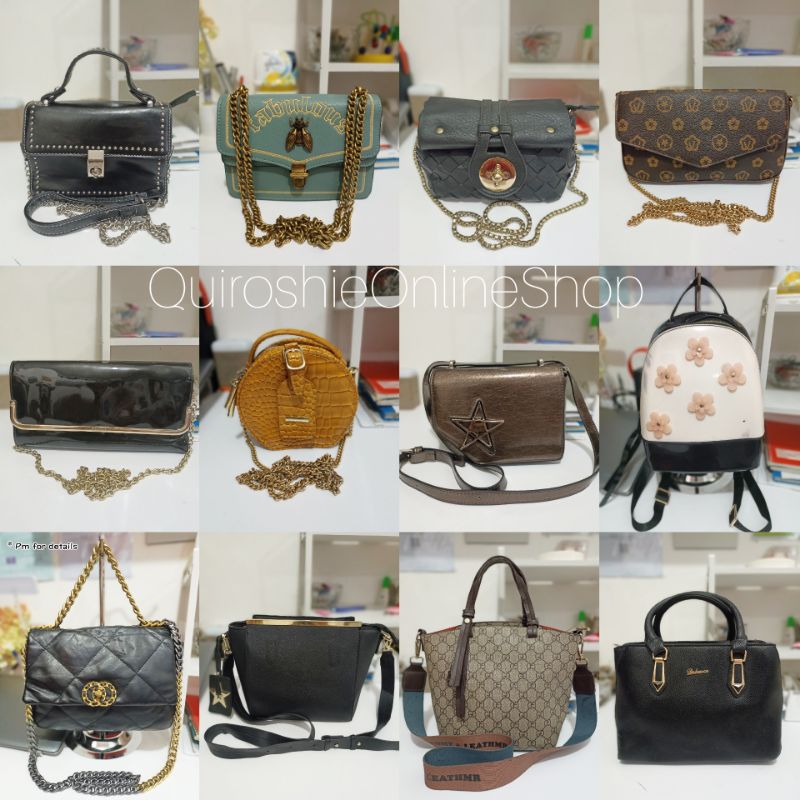 Thrifted Handbag Shoulder Crossbody Bags | Shopee Philippines