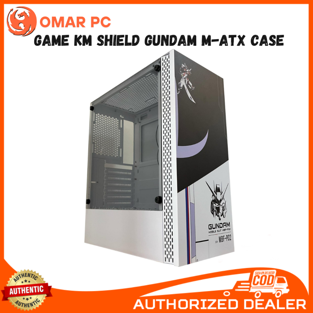 GAME KM SHIELD GUNDAM M-ATX CASE (WHITE) | Shopee Philippines