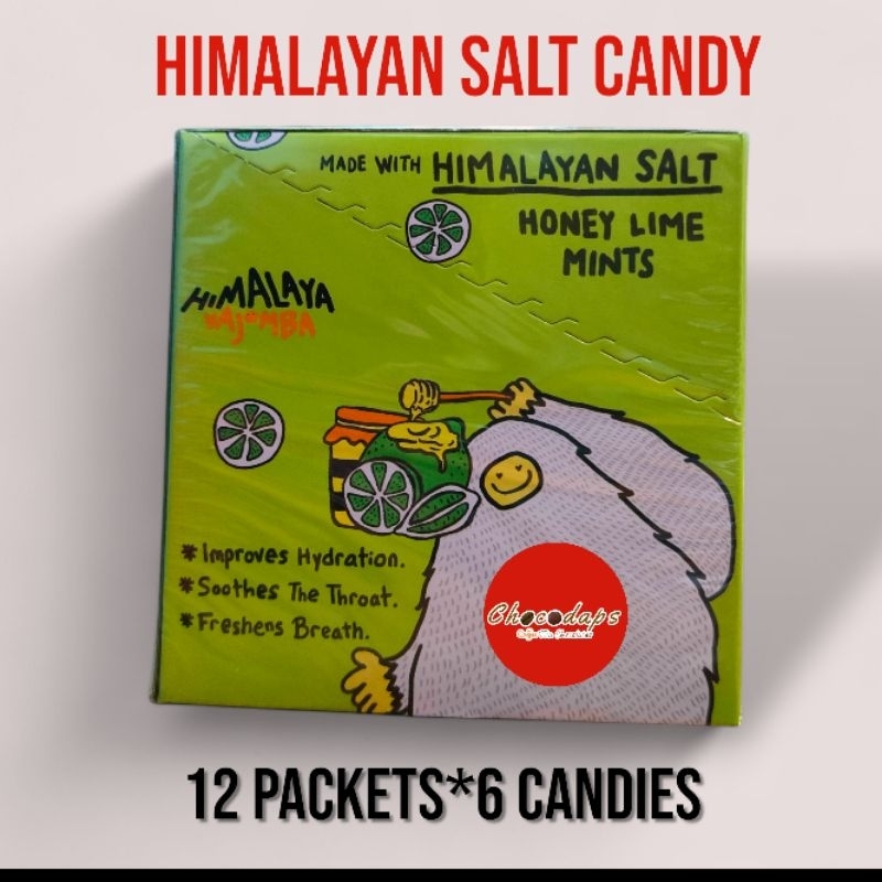 Himalayan Salt Candy Honey Lime flavor (12 packets*6 candies) | Shopee ...