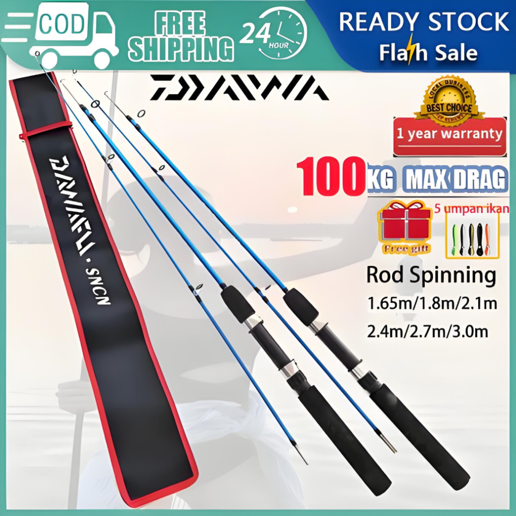 Solid Fishing Rod Heavy Fishing Rod 1.65M-2.7M profession DeepSea Boat ...