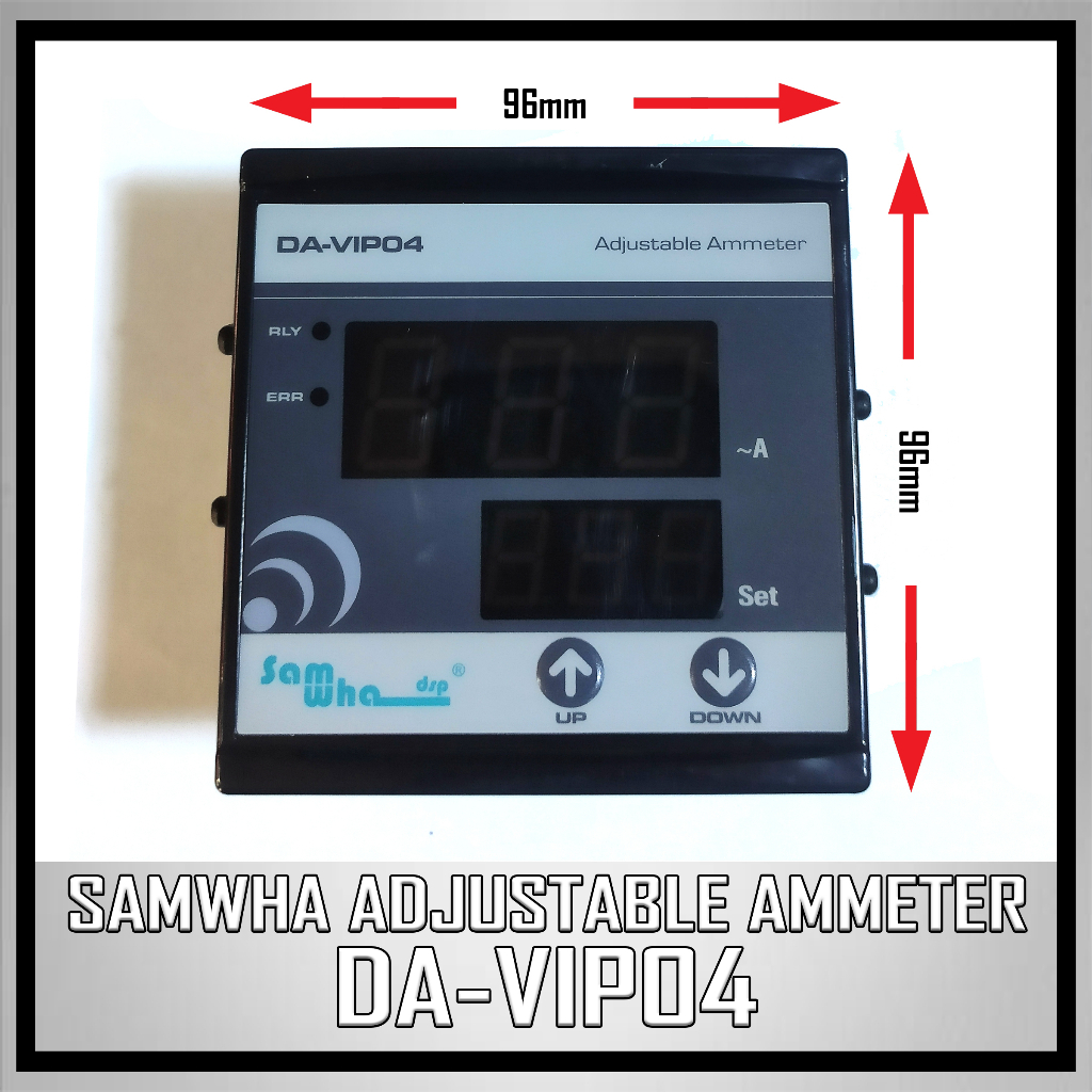 ADJUSTABLE AMMETER SAMWHA DA-VIP04 | VAT INCLUDED PRICES | Shopee Philippines
