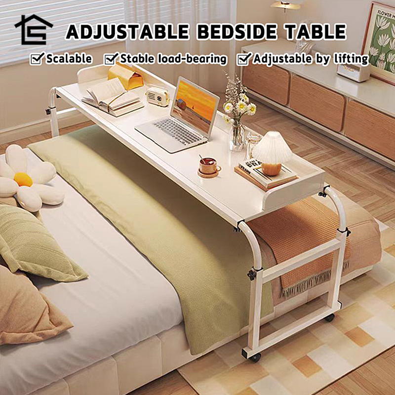Laptop Table Computer Desk Study Table Mobile Adjustable Bed Side Table ...