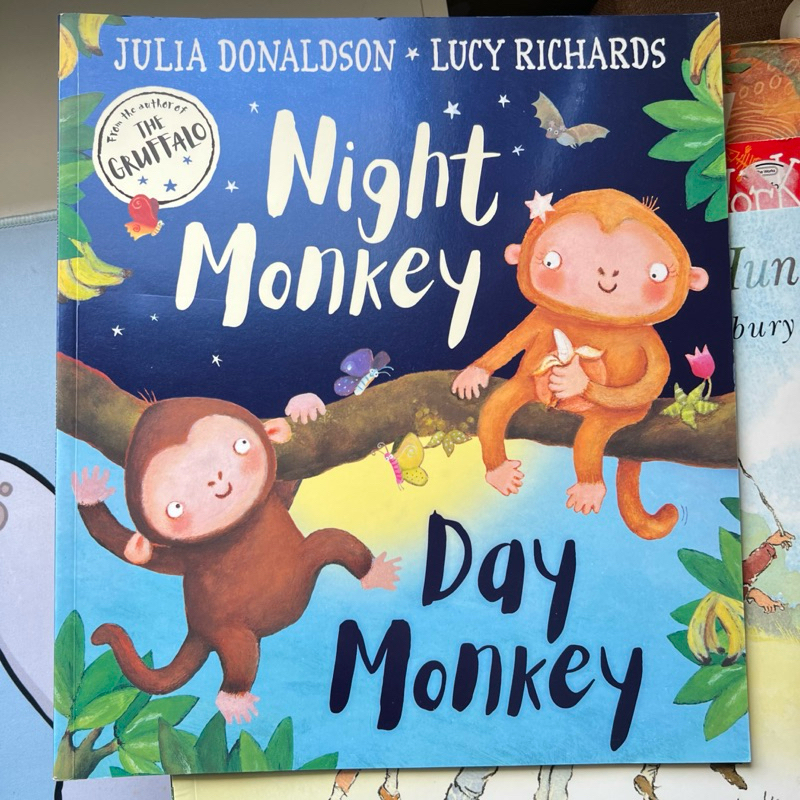Night Monkey, Day Monkey by Julia Donaldson & Lucy Richards (PB ...