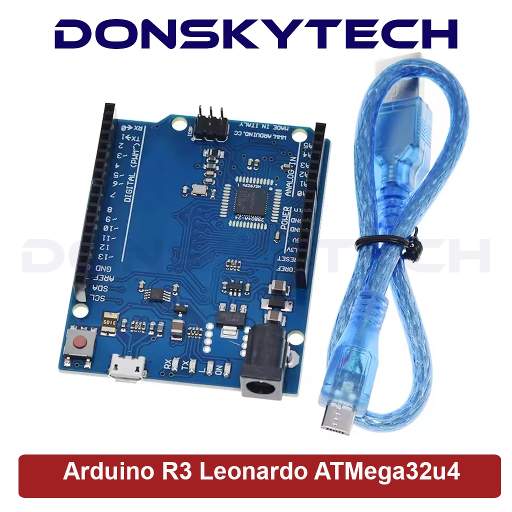 Arduino Leonardo R3 Atmega32u4 Development Board With USB Cable | Shopee Philippines