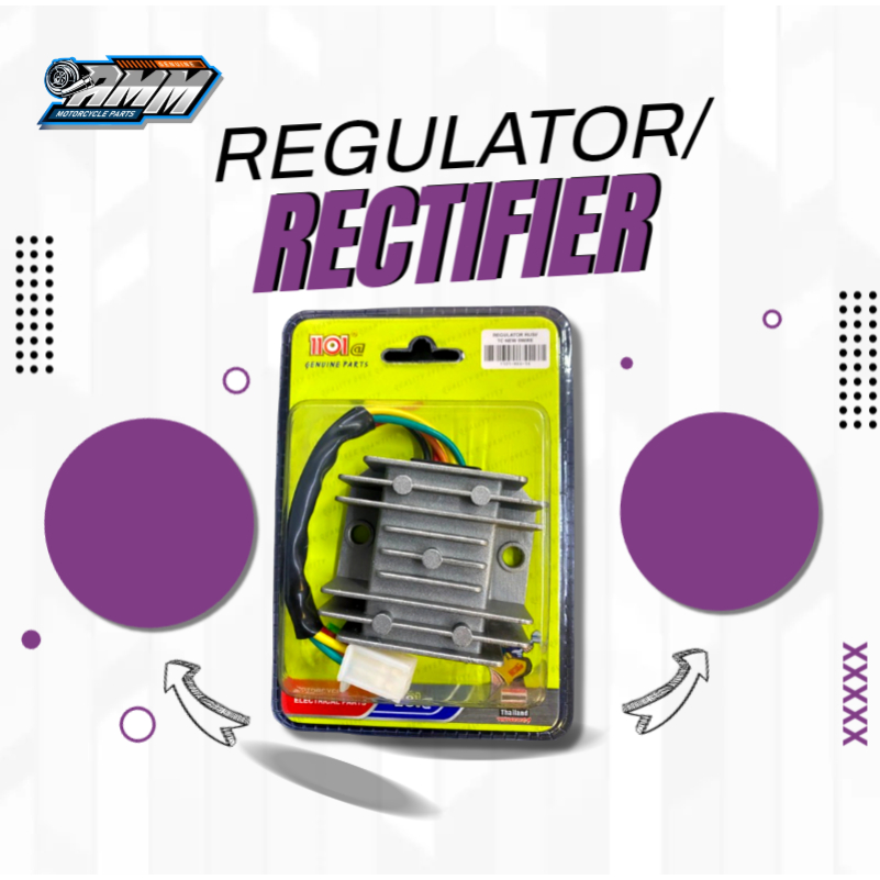 REGULATOR 4WIRE/5WIRE ALL MODEL LIFAN RUSI MIO BEAT WAVE FOR MOTORCYCLE ...