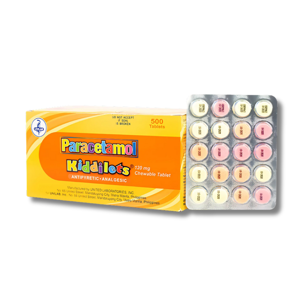 KIDDILETS 20 Chewable Tablets - 120mg Paracetamol for Kids 2 to 12 ...