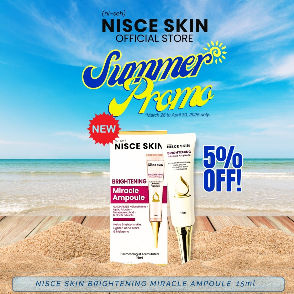 NISCE SKIN Brightening Miracle Ampoule 15ml | Shopee Philippines