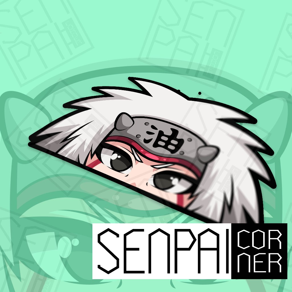 Pervy Sage Jiraiya Anime Peeker Sticker | Shopee Philippines