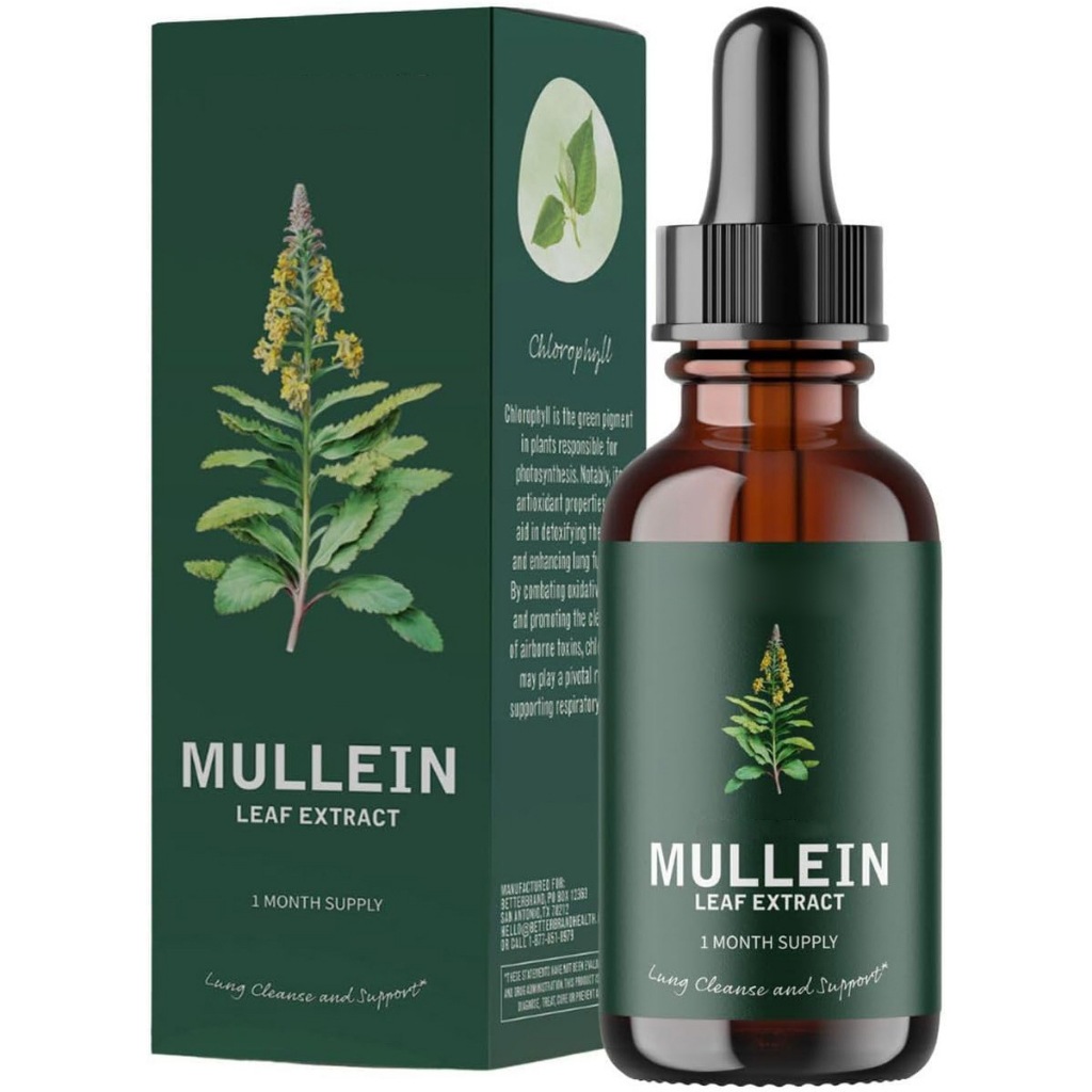 Mullein Leaf Extract Drops Mullein Drops Support Nose Cleanse ...