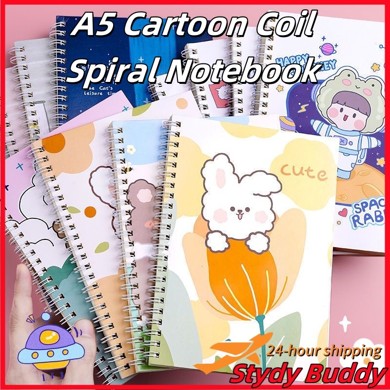 Wholesale Cute Korean Student Notebook A5 Thick Handbook Cartoon Coil ...