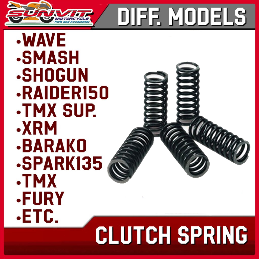 MOTORCYCLE CLUTCH SPRING KHC/KITTI RAIDER XRM WAVE SMASH FURY BARAKO ...
