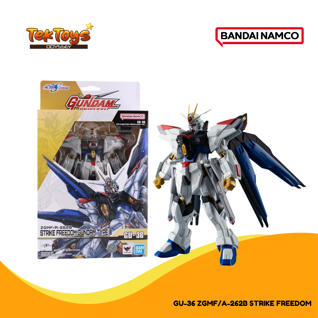 ORIGINAL BANDAI - GUNDAM - GU-36 ZGMF/A-262B STRIKE FREEDOM | Shopee Philippines