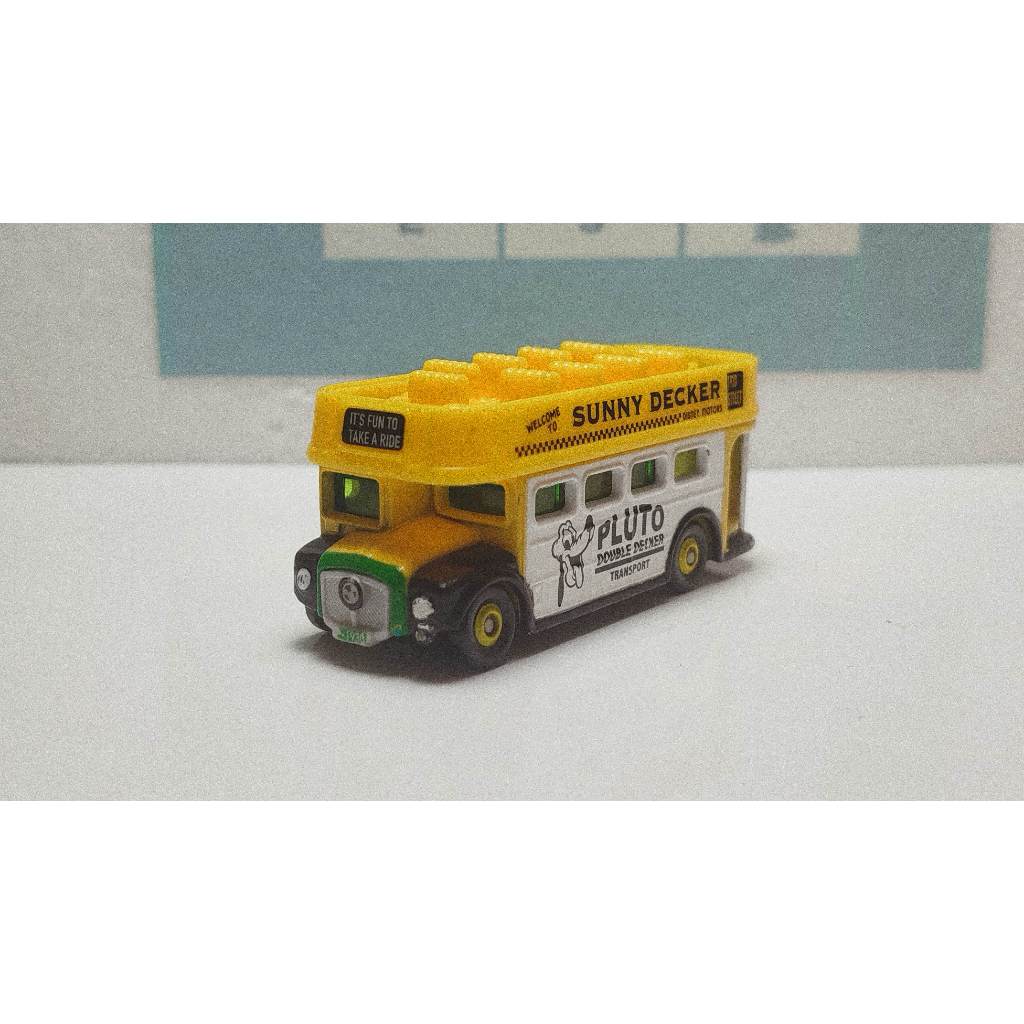 2019 Tomica Sunny Decker Disney Pluto Double Decker Bus Loose Preloved ...