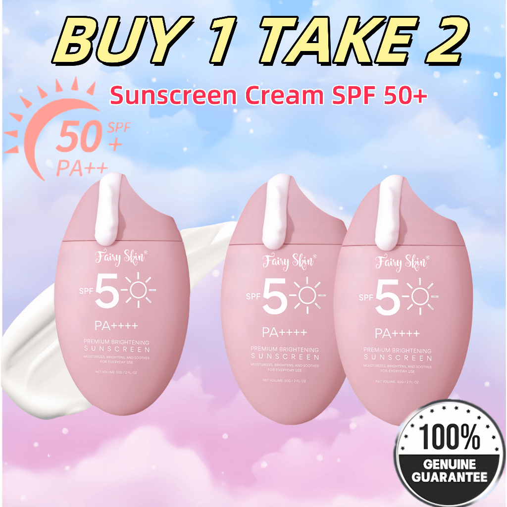 Korean Sunscreen spf 50 PA+++ Premium Brightening For Face Sun ...