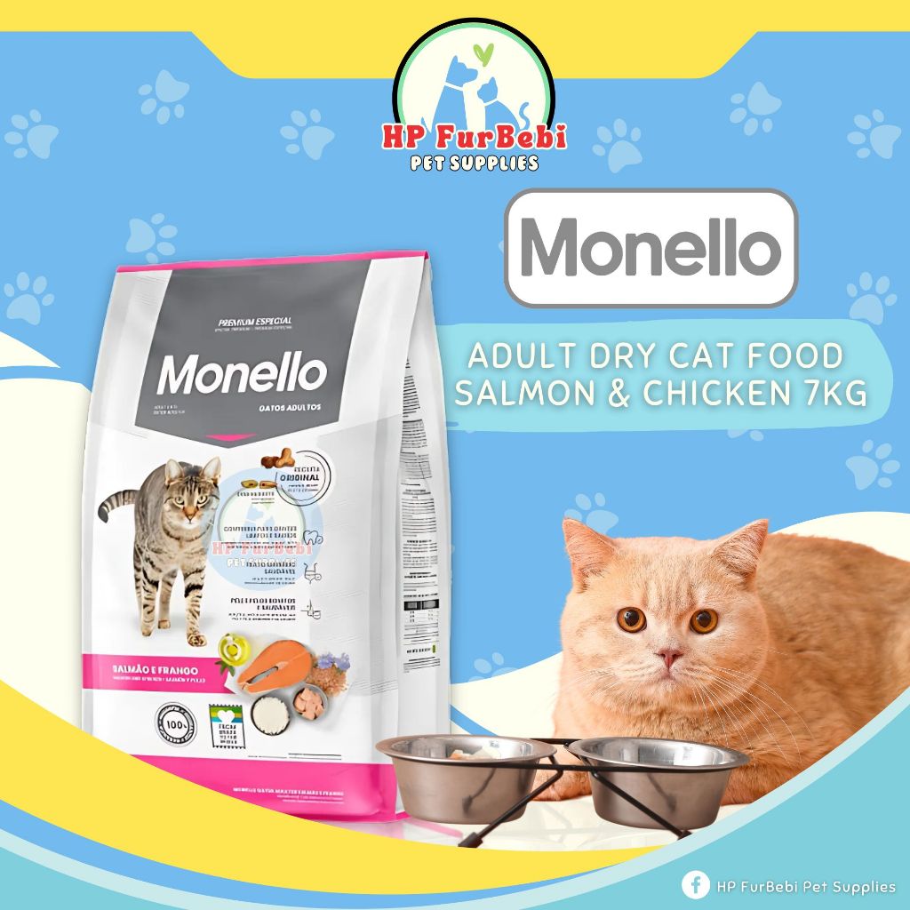 Monello Adult Dry Cat Food – Salmon & Chicken 7 Kg | Shopee Philippines