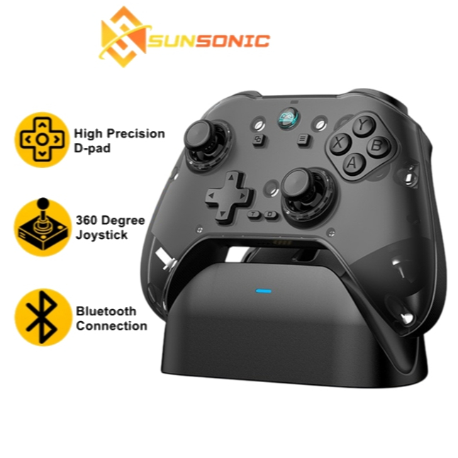 Z04 E-Sports Wireless Game Controller with Hall Rocker Turbo Feature ...