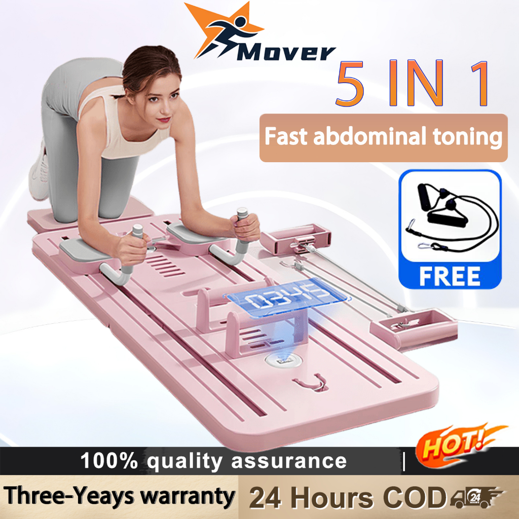 Pilates Reformer Machine Board Abdominal Exercise Foldable Web Belly ...