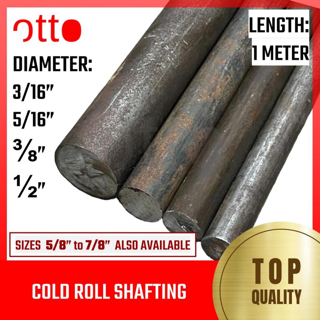 Cold Roll Shafting CRS Round Bar 3/16" 5/16" 3/8" 1/2" diameter (1 ...