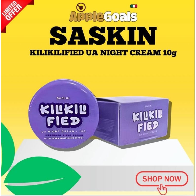 SASKIN Kilikili Fied UA Night Cream 10g Underarm Whitening Chicken Skin ...