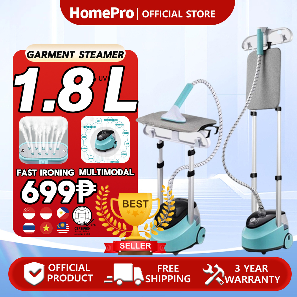 HomePro Garment Steamer Household Hand-held Hanging Vertical Strong ...