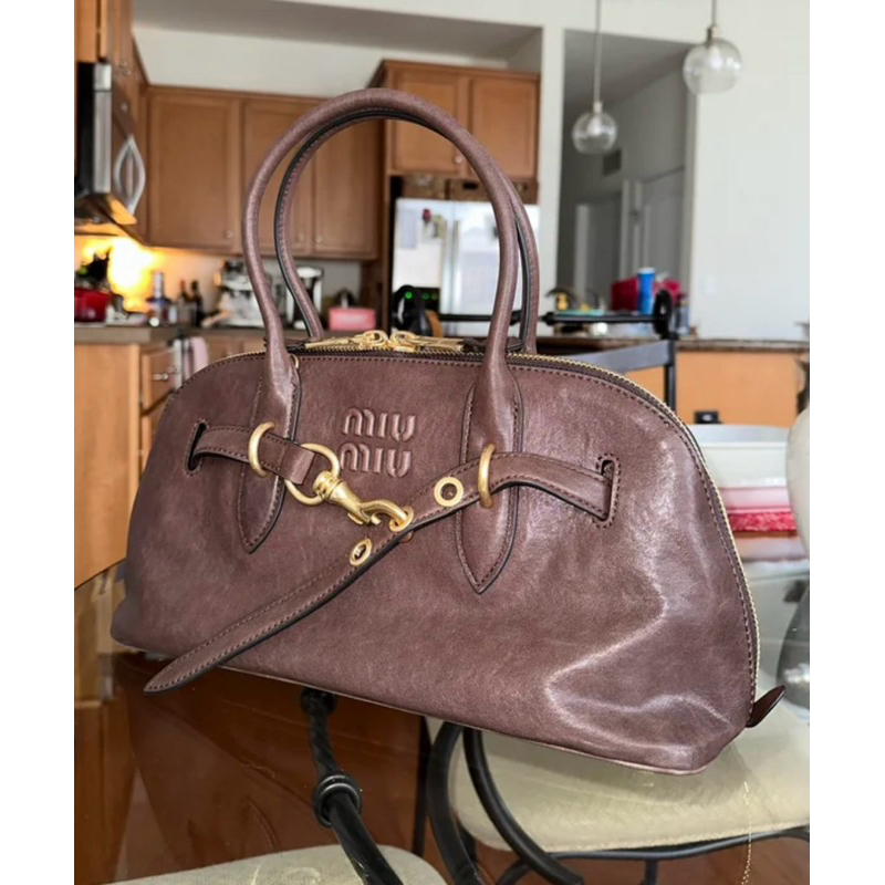 Mui Mui Top- handle Bag’s Nappa Leather | Shopee Philippines