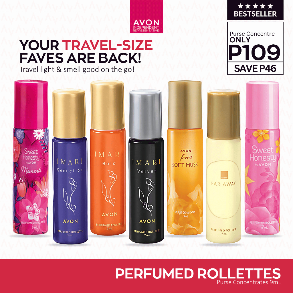 Avon Fragrance Purse Concentratres 9mlo | Shopee Philippines