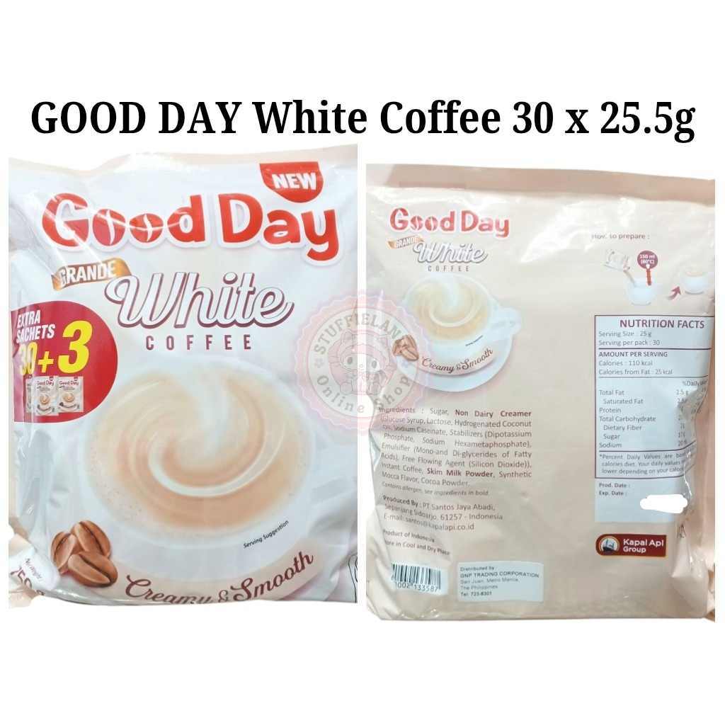 GOOD DAY White Coffee 30 x 25g | Shopee Philippines