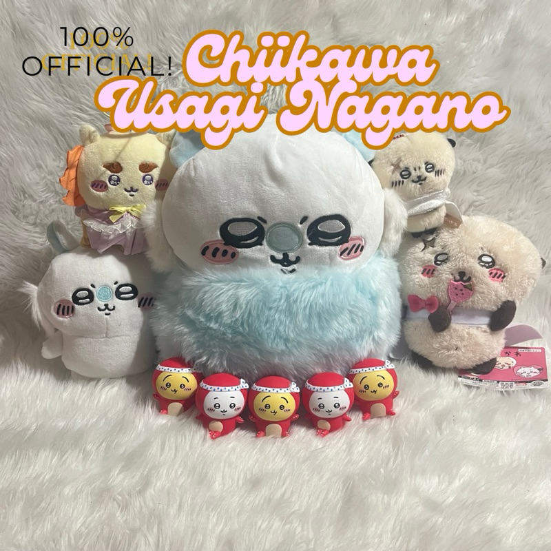 Authentic Chiikawa Nagano Usagi Hachiware Parasite Mushroom Plush Japan ...
