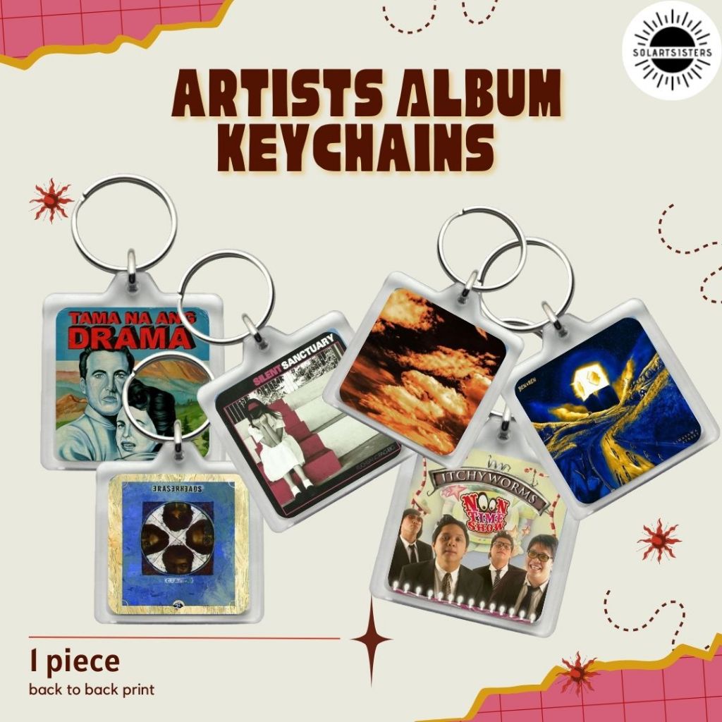 Album Keychains OPM Pinoy Vintage Band Punk Rock Alt Pop square album ...
