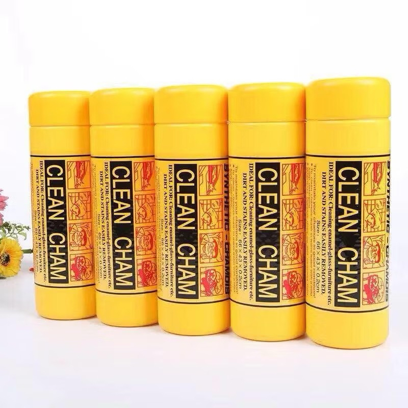 CLEAN CHAM Absorbe Microfiber Synthetic Chamois clean towel | Shopee ...