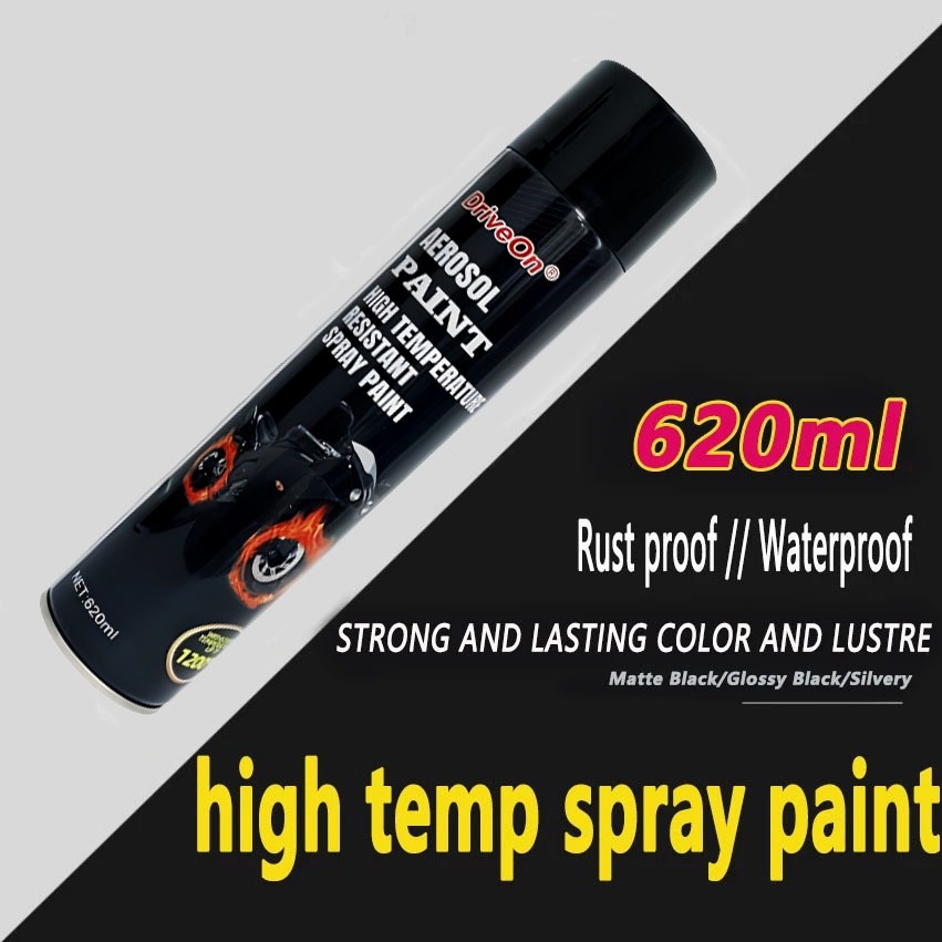 620ML High Temperature Spray Paint Heat Resistant Paint Anti-Rust ...